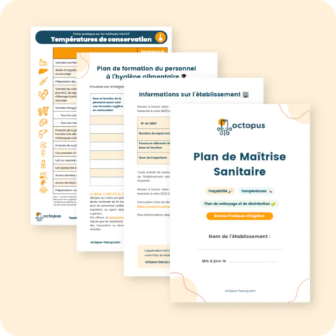 Kit plan de maitrise sanitaire - Octopus HACCP