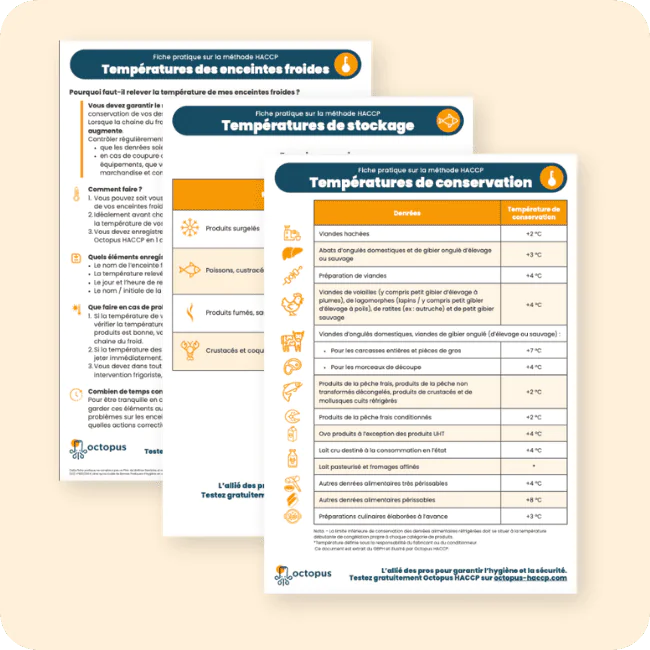 Fiches HACCP gratuites : Téléchargez vos kits en PDF